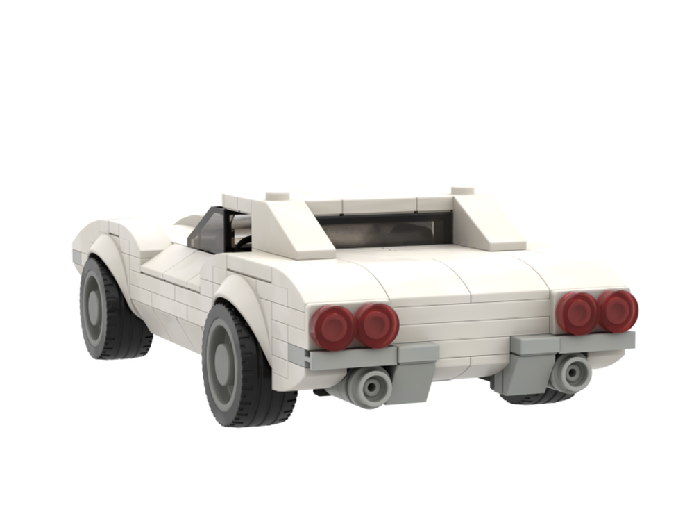 Lego Moc 1970 Corvette C3 Zr1 By Kinetickit Rebrickable Build With