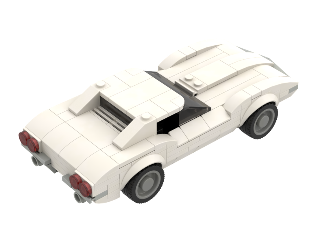 Lego Moc 1970 Corvette C3 Zr1 By Kinetickit Rebrickable Build With