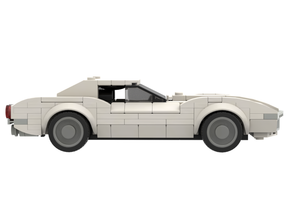 Lego Moc 1970 Corvette C3 Zr1 By Kinetickit Rebrickable Build With