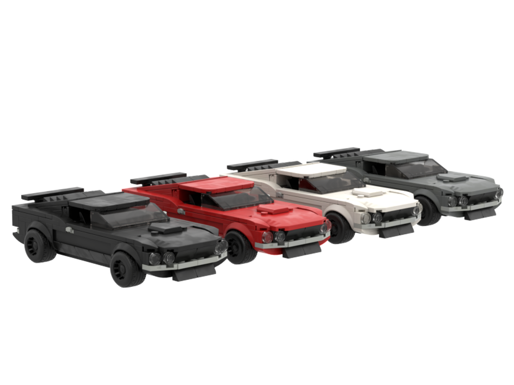 LEGO MOC 1969 Ford Mustang Boss 429 by KineticKit | Rebrickable - Build ...