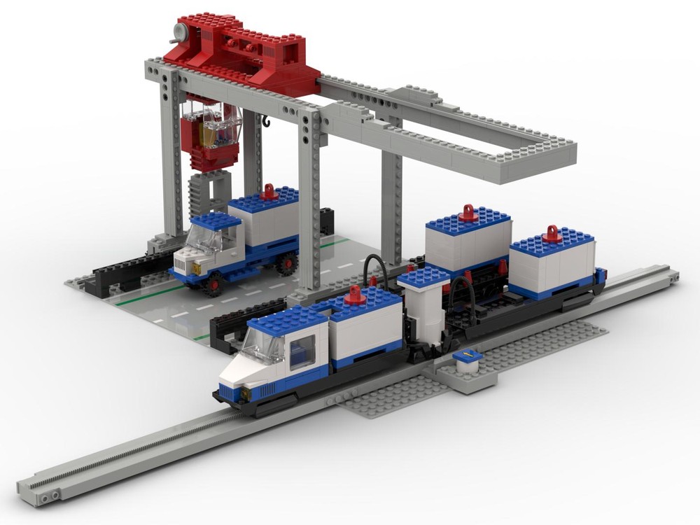 LEGO MOC Container Crane Depot Monorail Expansion by paulvdb ...