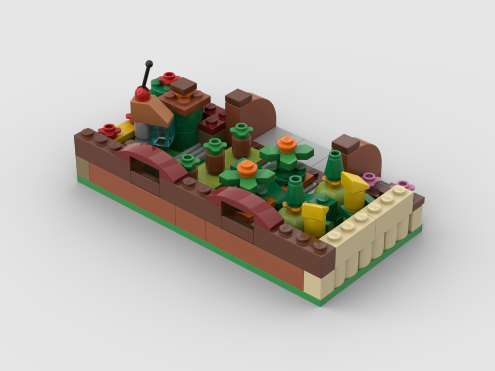 LEGO MOC Vegetable Garden by l_hendriksen | Rebrickable - Build with LEGO