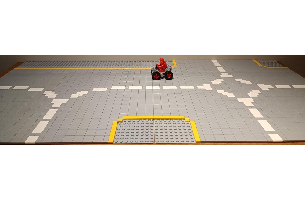 LEGO MOC Lunar Road Cross Plate matching Classic Space 2022 (10497 ...