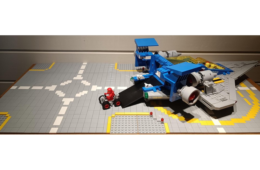 LEGO MOC Lunar Road Cross Plate matching Classic Space 2022 (10497 ...