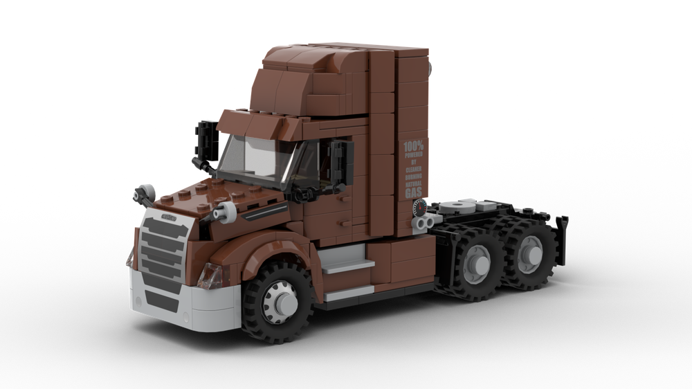 LEGO MOC Cascadia CNG Tractor by Yellow.LXF | Rebrickable - Build with LEGO