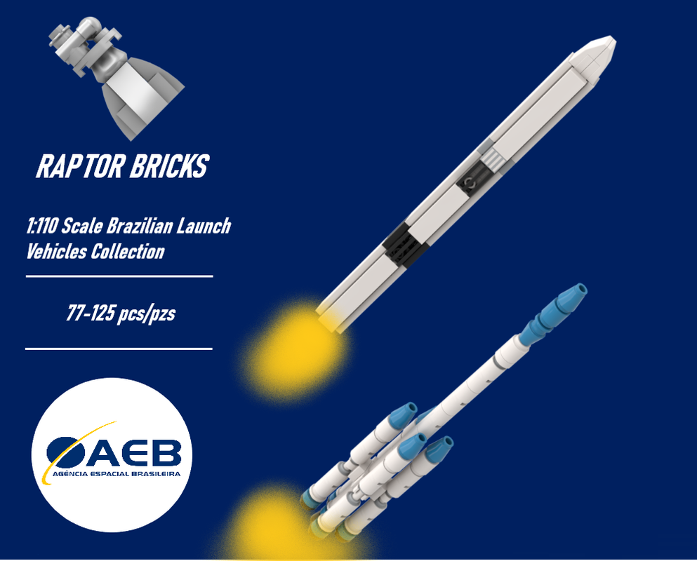 LEGO MOC 1:110 Scale Brazilian Launch Vehicles Collection by RAPTOR ...