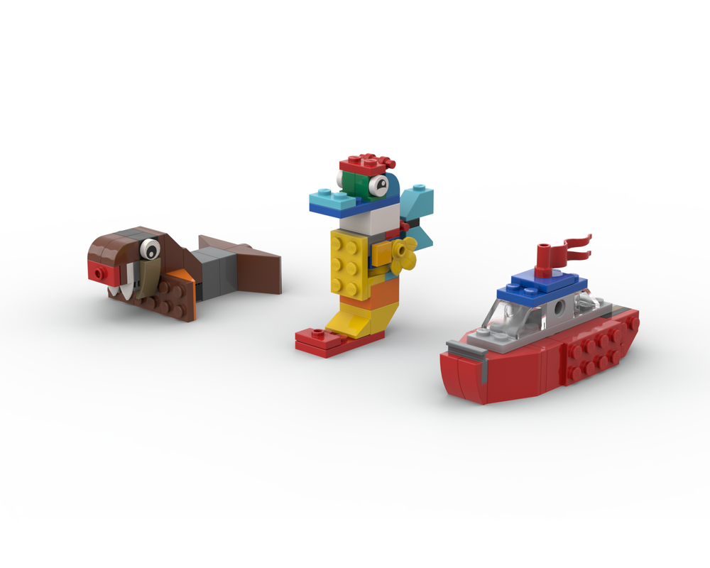 Lego Moc 11018 Ocean Fun Extension By Nequmodiva Rebrickable Build