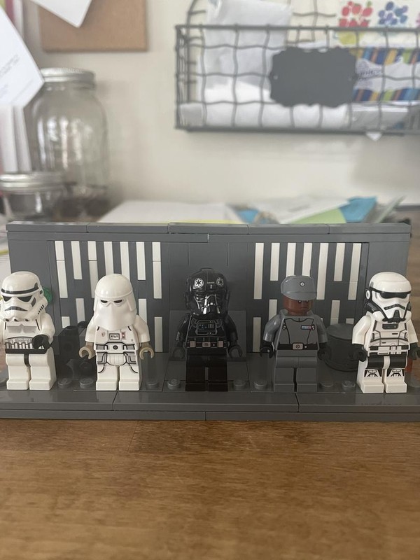 LEGO MOC Imperial Hallway Minifigure Display by Xenonitis | Rebrickable ...