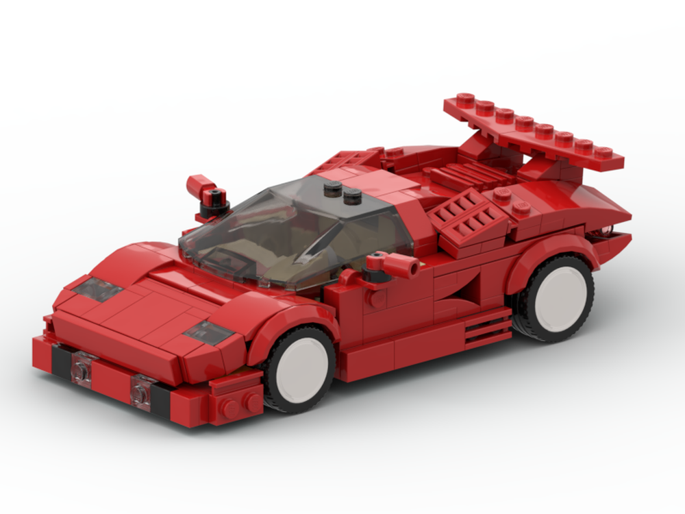 LEGO MOC 1989 Lamborghini Countach - 8 stud wide by jameshigson0512 ...