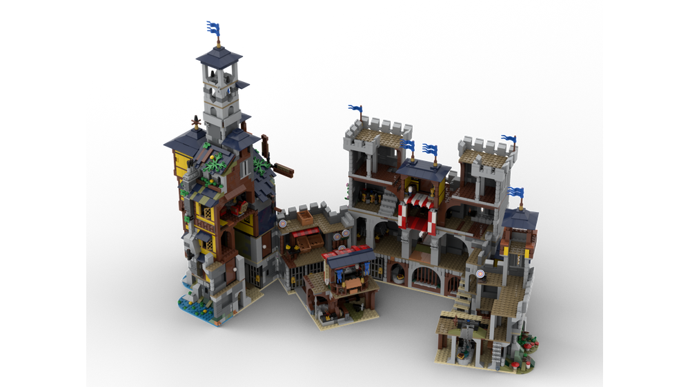 LEGO MOC Hightower castle v2.0 by Matalamaa | Rebrickable - Build with LEGO