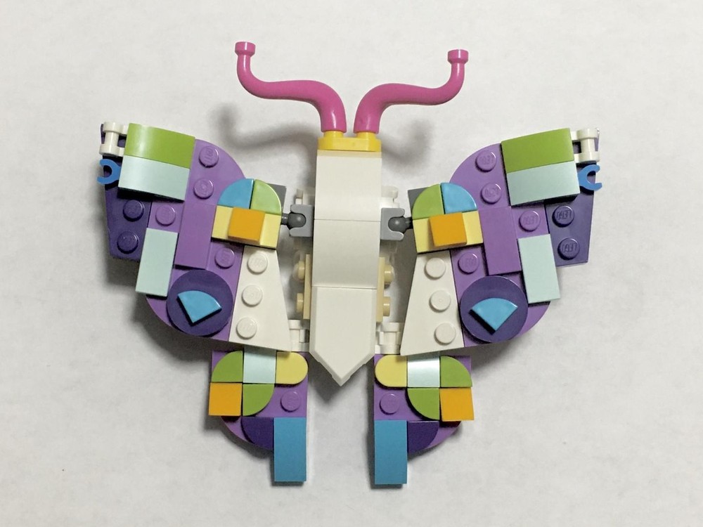 LEGO MOC Colorful Butterfly by time | Rebrickable - Build with LEGO