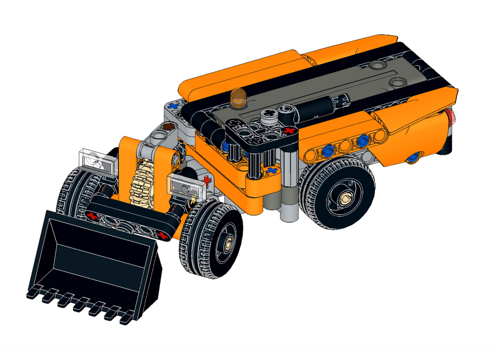 LEGO MOC Underground Mine Scoop by NARP | Rebrickable - Build with LEGO