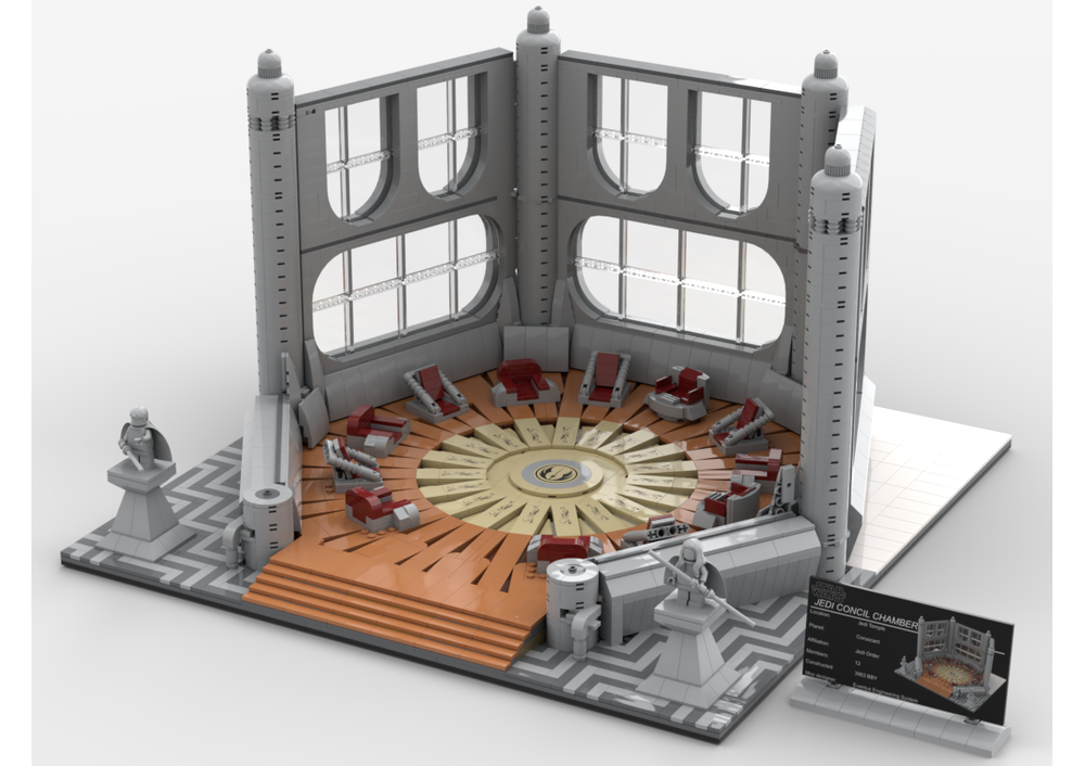 Lego Moc Council Chamber Ucs By Eventusengineeringsystem