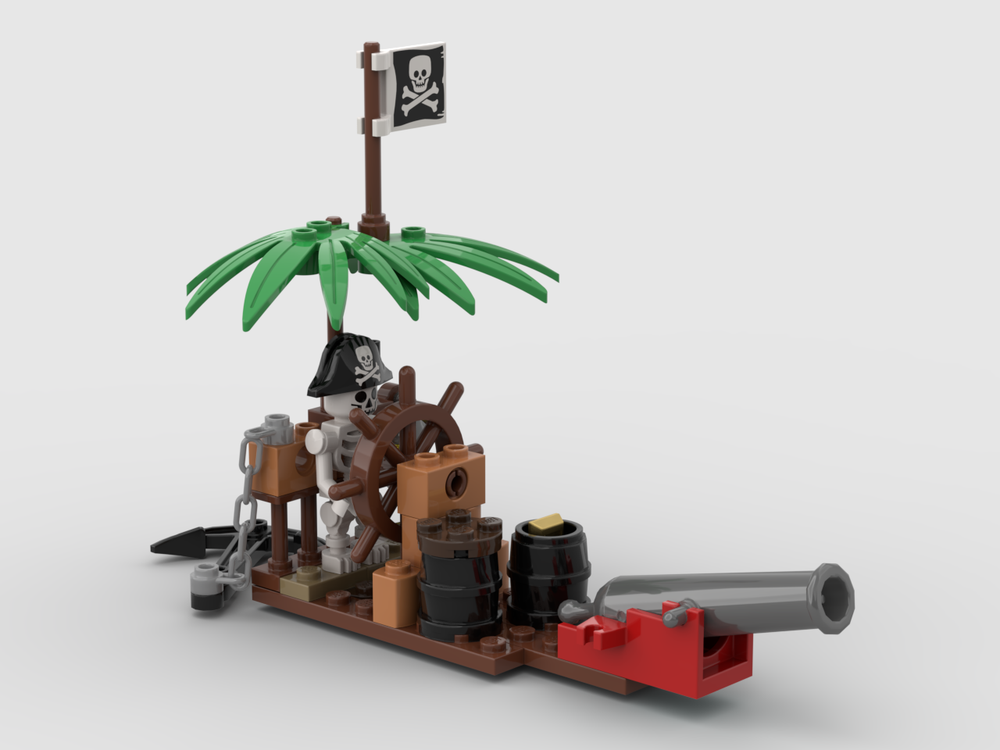 LEGO MOC 40515 - Pirate Boat by BloodyPun | Rebrickable - Build with LEGO