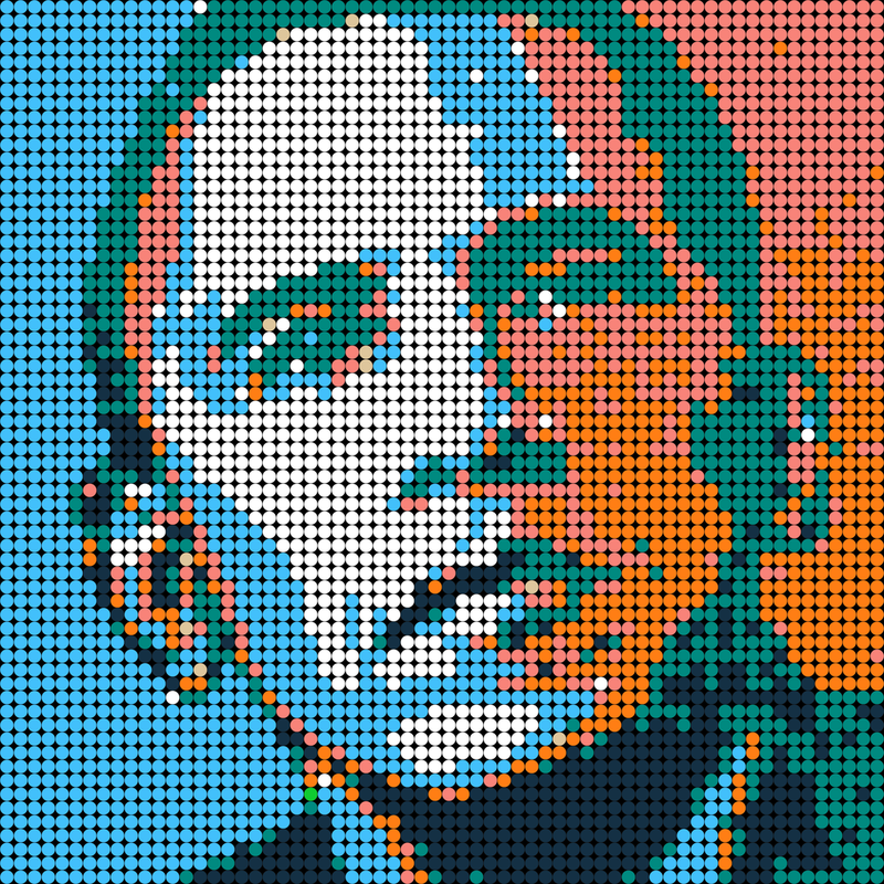 LEGO MOC 31203 Barack Portrait by crazy8ron | Rebrickable - Build with LEGO