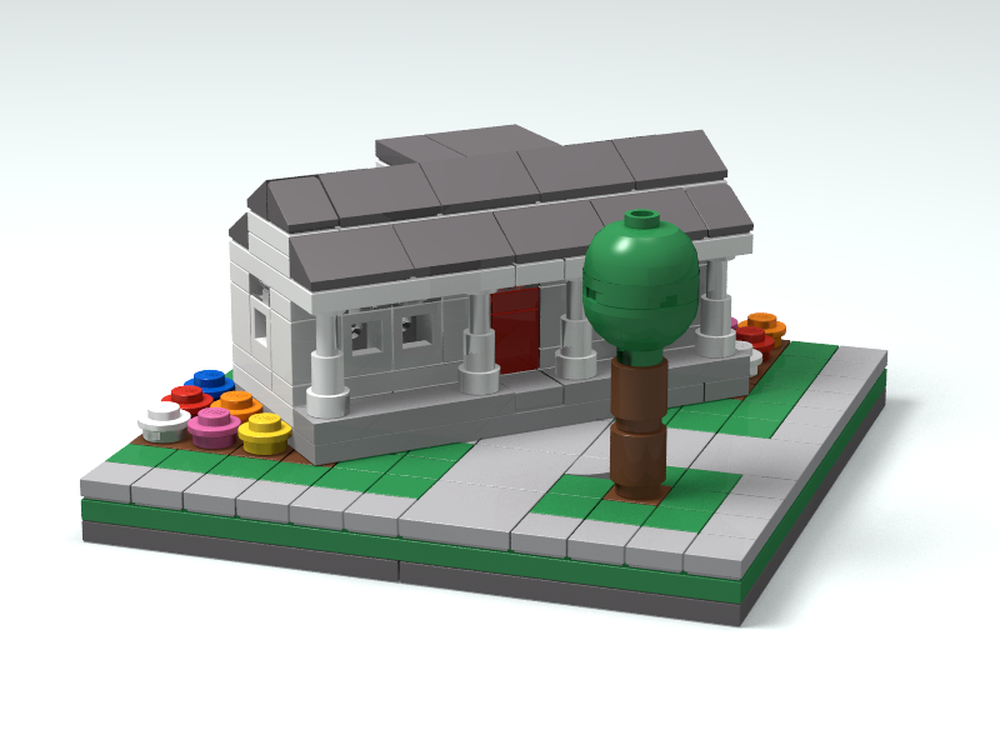 LEGO MOC Colonial Nano House by Turbo8702 | Rebrickable - Build with LEGO