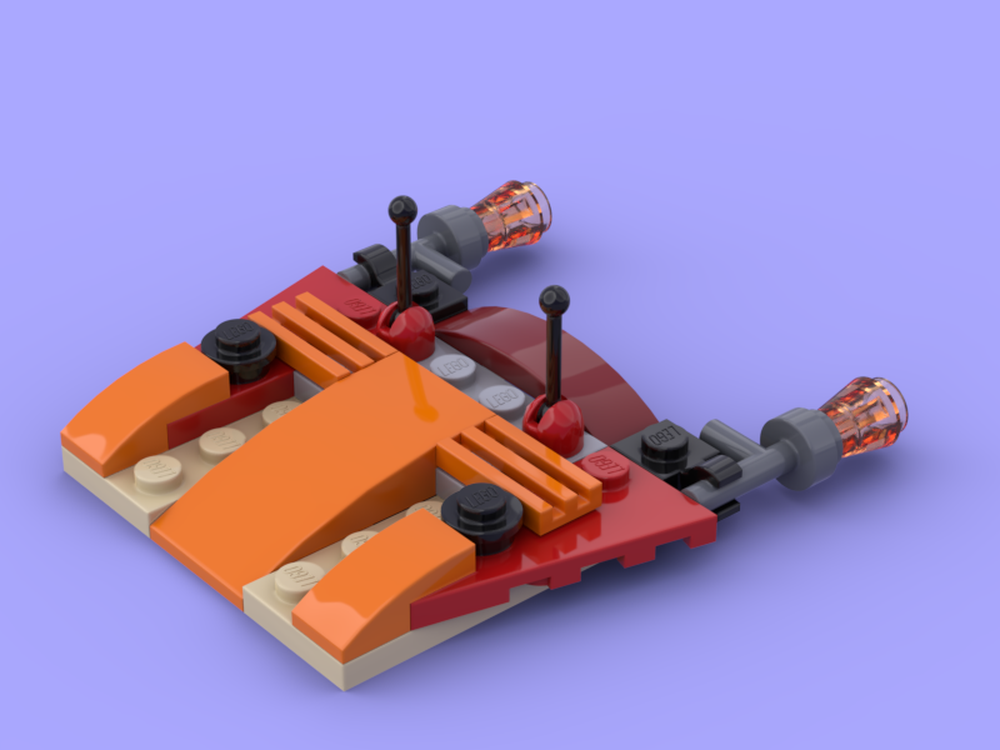 LEGO MOC Frax' glider by JusTiCe8 | Rebrickable - Build with LEGO