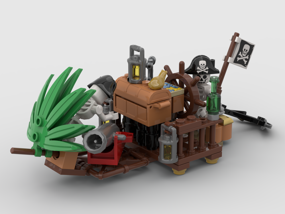 LEGO MOC 40515 - Pirate Ship Wreck by BloodyPun | Rebrickable - Build ...