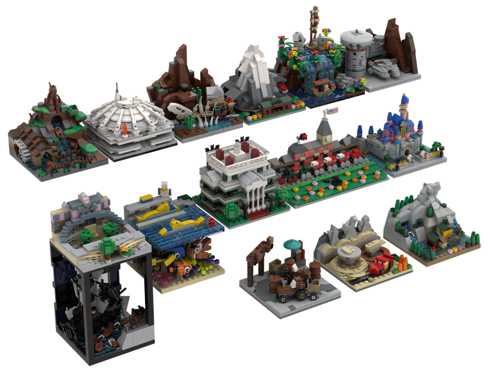 LEGO MOC Disneyland Matterhorn Bobsled by sabi_wabi | Rebrickable ...