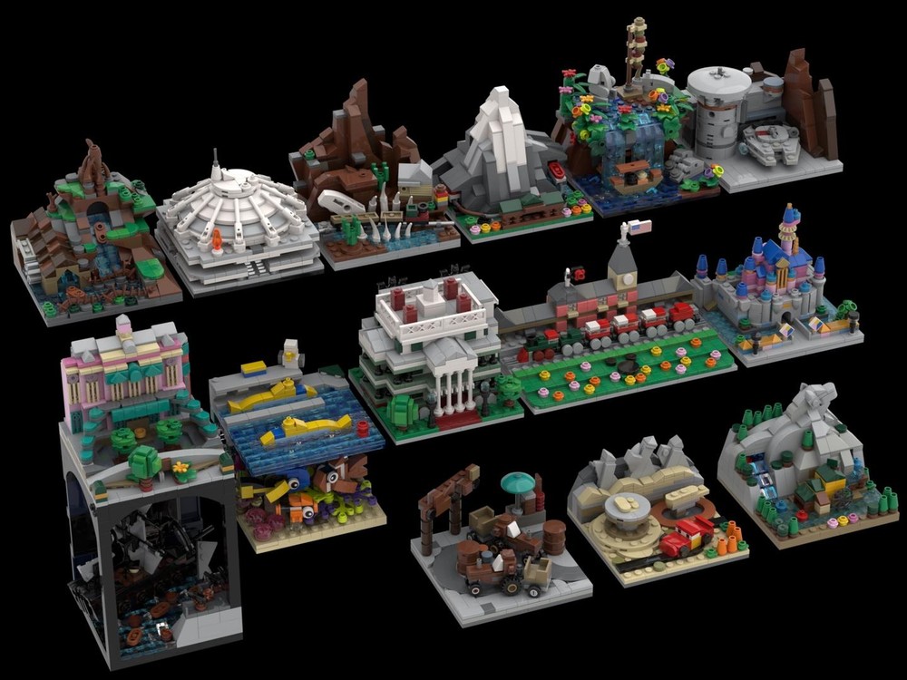 LEGO MOC Disneyland Matterhorn Bobsled by sabi_wabi | Rebrickable ...