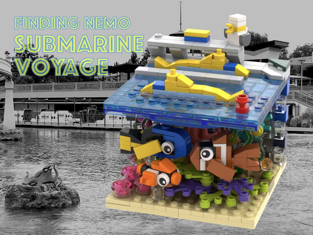 LEGO MOC Disneyland Nemo Submarine Voyage by sabi_wabi | Rebrickable ...