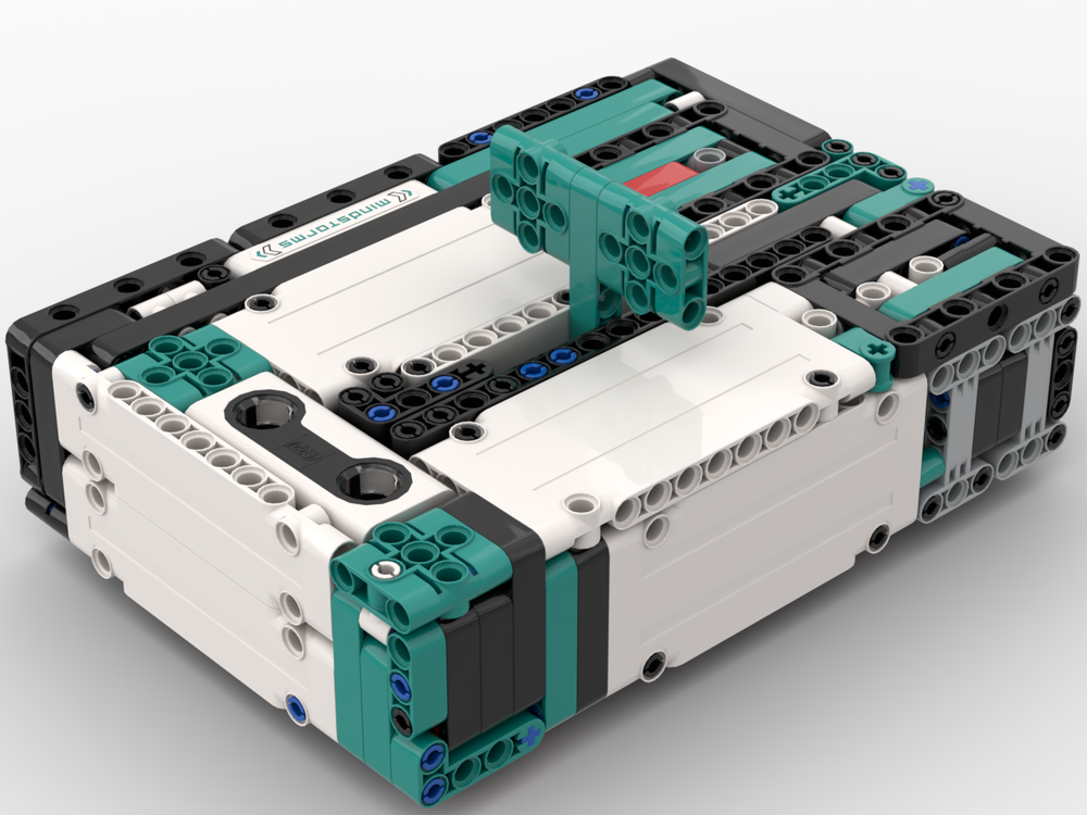 Lego Moc Useless Machine By Amusedmoose Rebrickable Build With Lego
