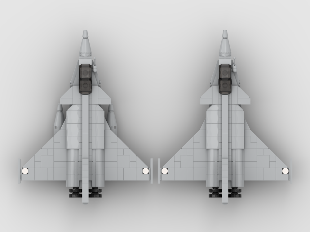 LEGO MOC Dassault Rafale C / M Mini-Scale by Brickosaurus | Rebrickable ...