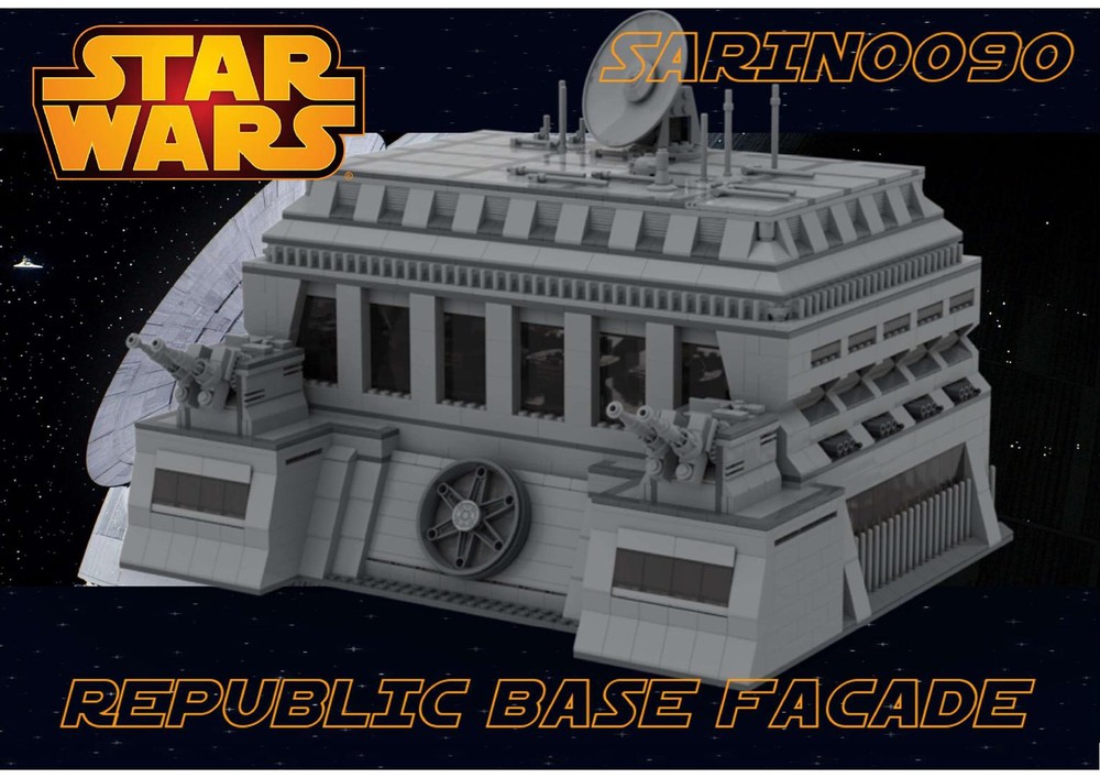 LEGO MOC SW - Imperial Base Facade by Sarinoo90 | Rebrickable - Build ...
