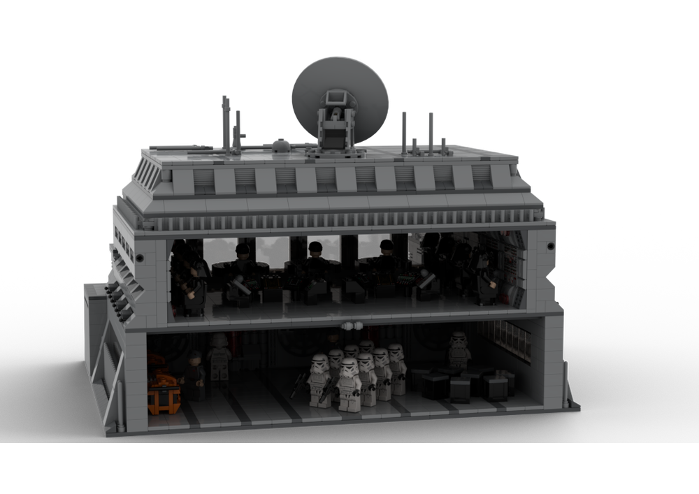 Lego Moc Sw Imperial Base Facade By Sarinoo90 Rebrickable Build