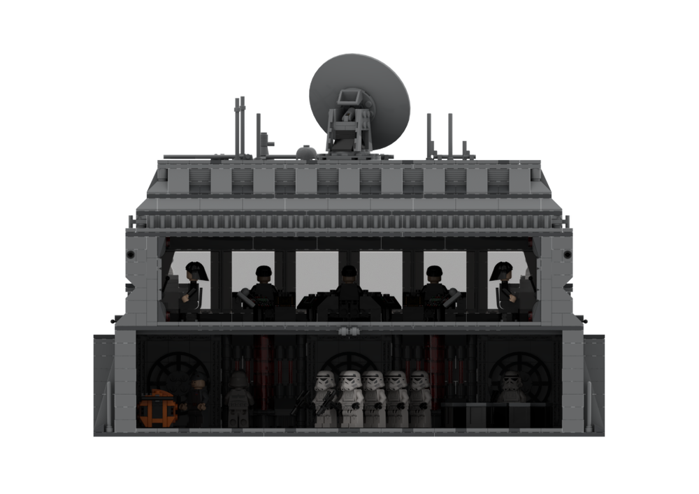 Lego Moc Sw Imperial Base Facade By Sarinoo90 Rebrickable Build