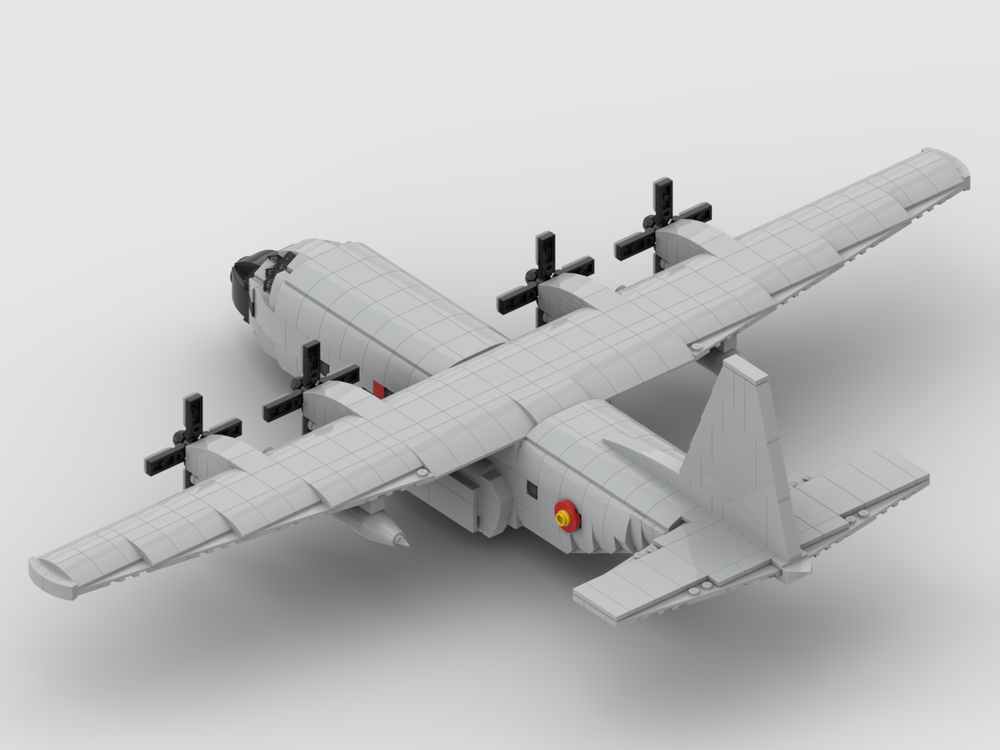 Lego Moc C 130 Hercules Belgium Mini Scale By Brickosaurus