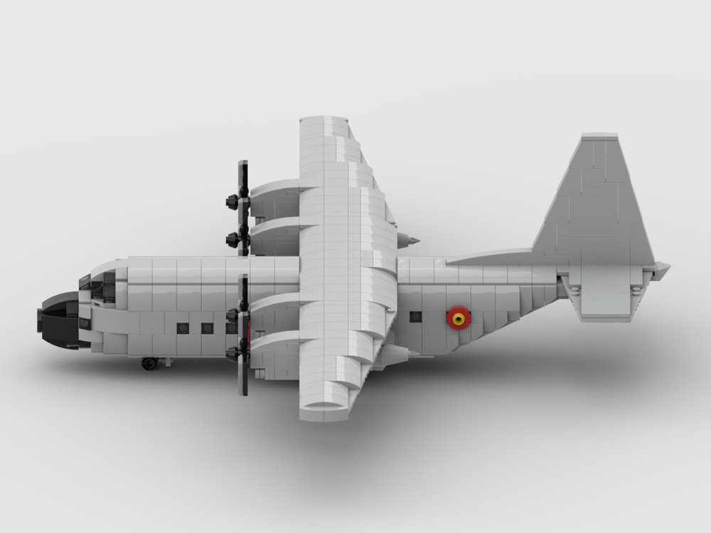 Lego Moc C 130 Hercules Belgium Mini Scale By Brickosaurus