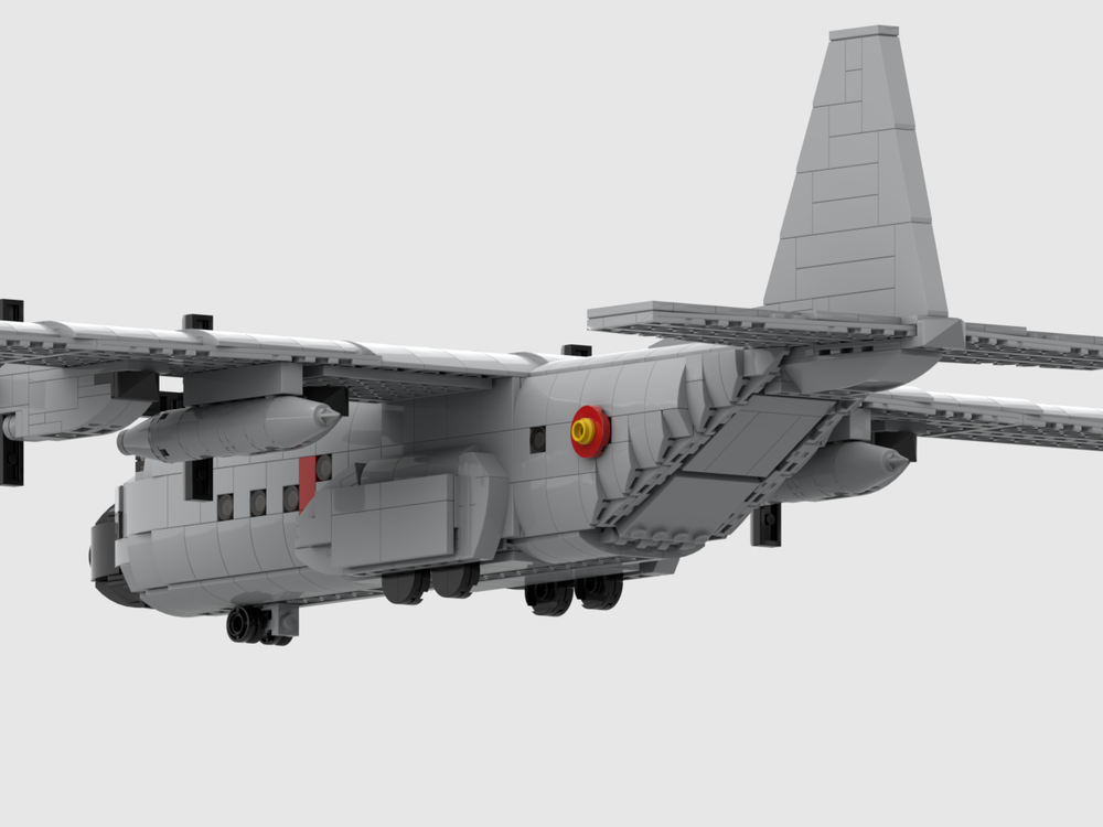 Lego Moc C 130 Hercules Belgium Mini Scale By Brickosaurus