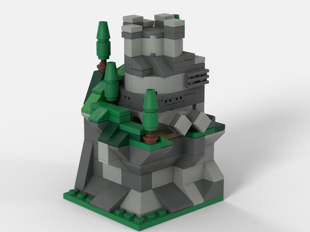 LEGO MOC Mountain Watchtower by Karst86 | Rebrickable - Build with LEGO