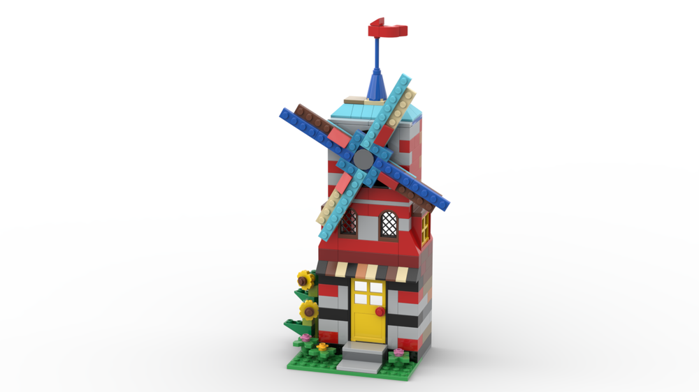 LEGO MOC 10698 Windmill by Lenarex | Rebrickable - Build with LEGO
