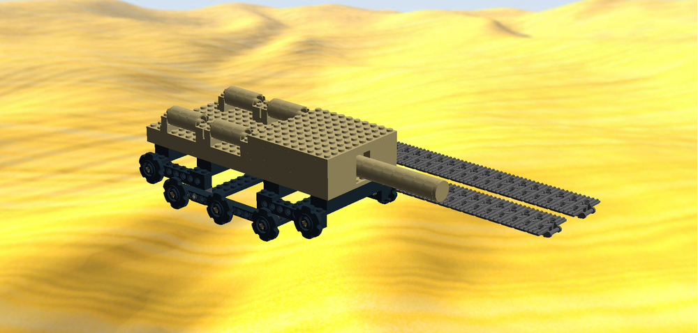 LEGO MOC Soviet SU-152 Tank by lewis695 | Rebrickable - Build with LEGO