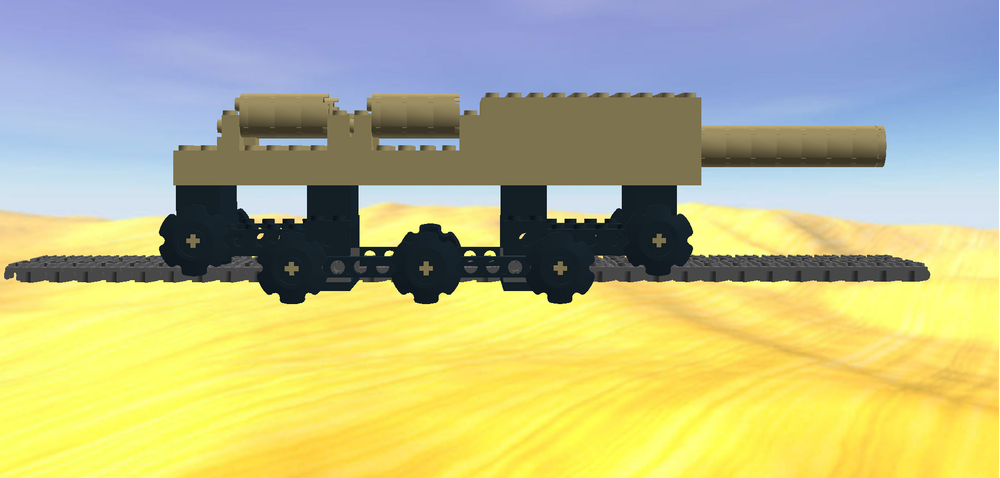 LEGO MOC Soviet SU-152 Tank by lewis695 | Rebrickable - Build with LEGO