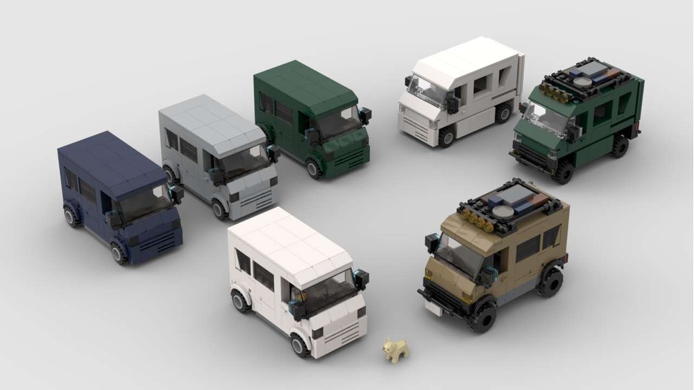 LEGO MOC Suzuki Every DA17 K-Van (v2) by doppiopug | Rebrickable ...