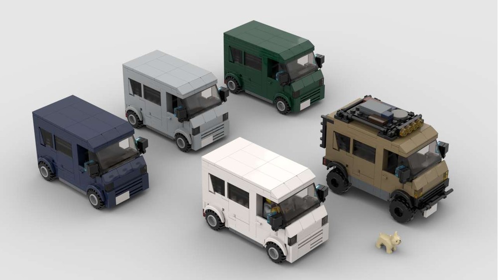 LEGO MOC Suzuki Every DA17 K-Van (v2) by doppiopug | Rebrickable ...