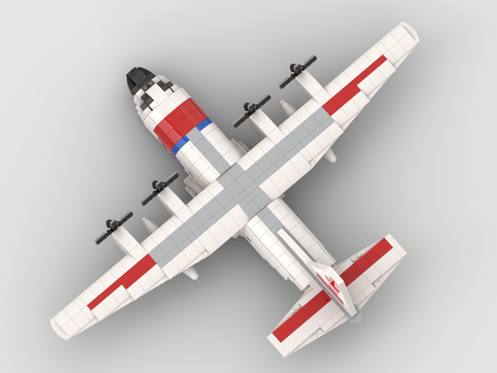 Lego Moc Hc 130 Hercules Uscg Mini Scale By Brickosaurus Rebrickable