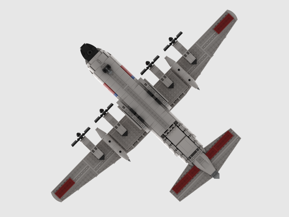 Lego Moc Hc 130 Hercules Uscg Mini Scale By Brickosaurus Rebrickable