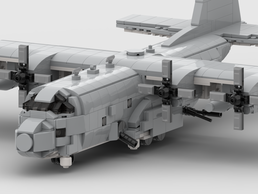 Lego Moc Ac 130 U Spooky Mini Scale By Brickosaurus Rebrickable