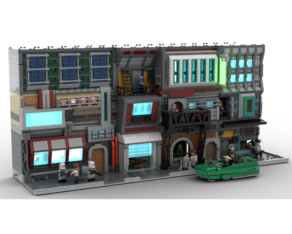 LEGO MOC SW Coruscant Underworld Modular Street (Bundle) by Legat_Of ...