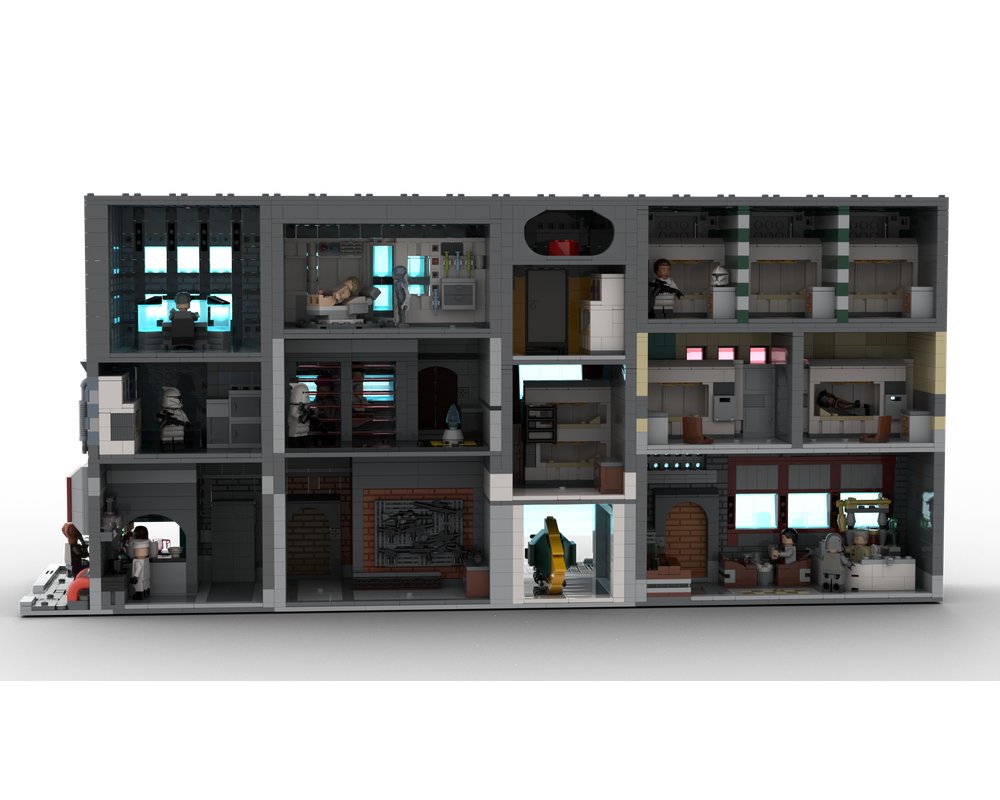 Lego Moc Sw Coruscant Underworld Modular Street Bundle By Legatof