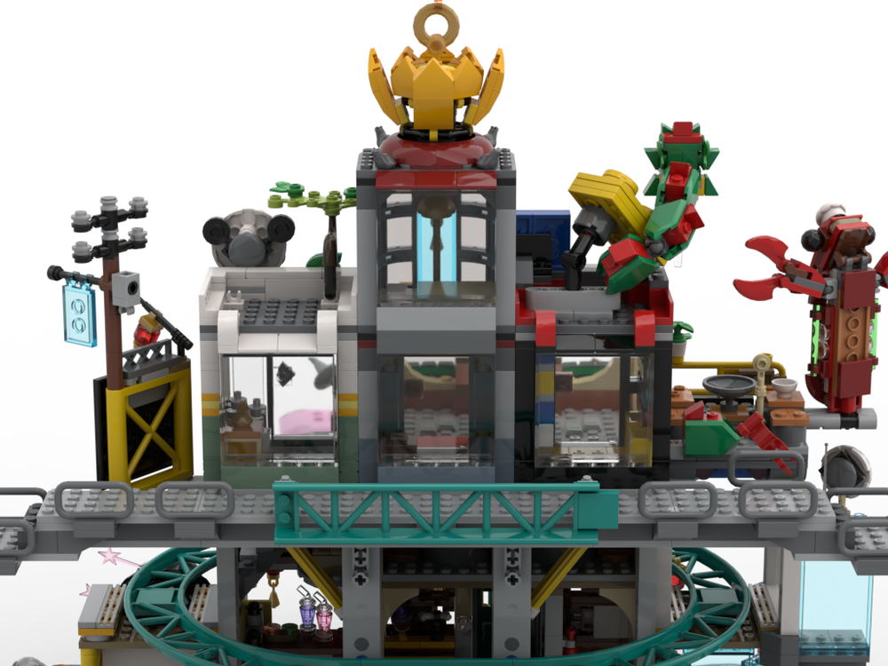LEGO MOC City of Lanterns Platform by Brick Artisan | Rebrickable ...