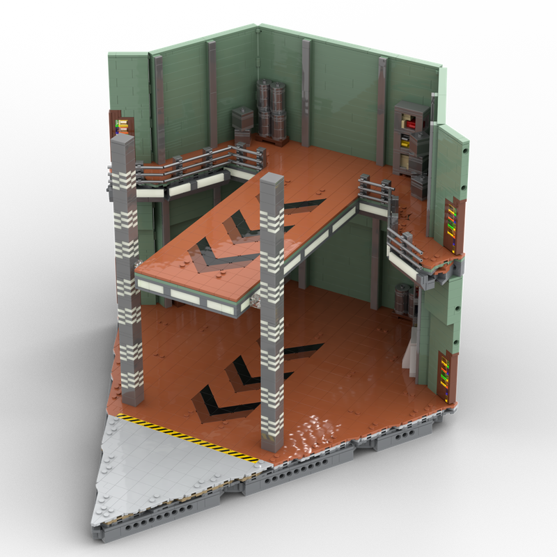 LEGO MOC Stargate Atlantis Puddle Jumper Bay (type B) by axsbricks ...