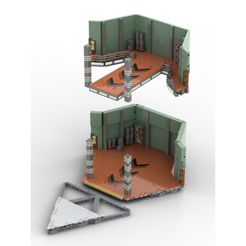 LEGO MOC Stargate Atlantis Puddle Jumper Bay (type B) by axsbricks ...