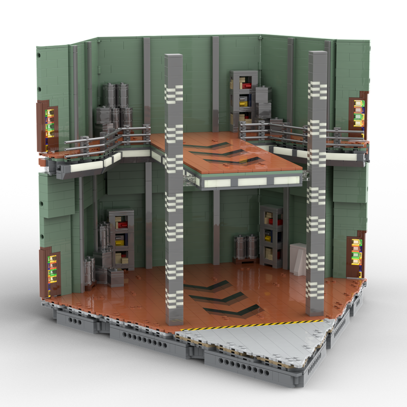 LEGO MOC Stargate Atlantis Puddle Jumper Bay (type B) by axsbricks ...