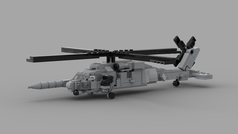 LEGO MOC MH/HH-60 Pave Hawk 1/72 by FlowerHUA | Rebrickable - Build ...