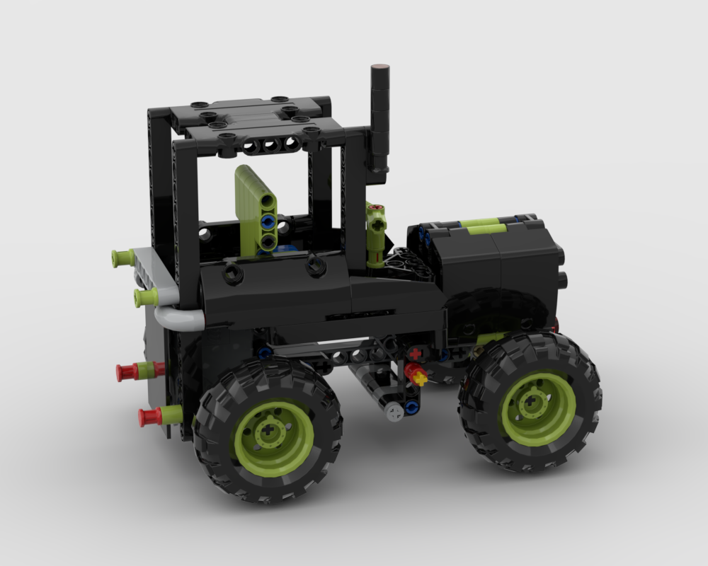 Lego Moc Tractor 42118 Alternative By Erikgs Rebrickable Build With